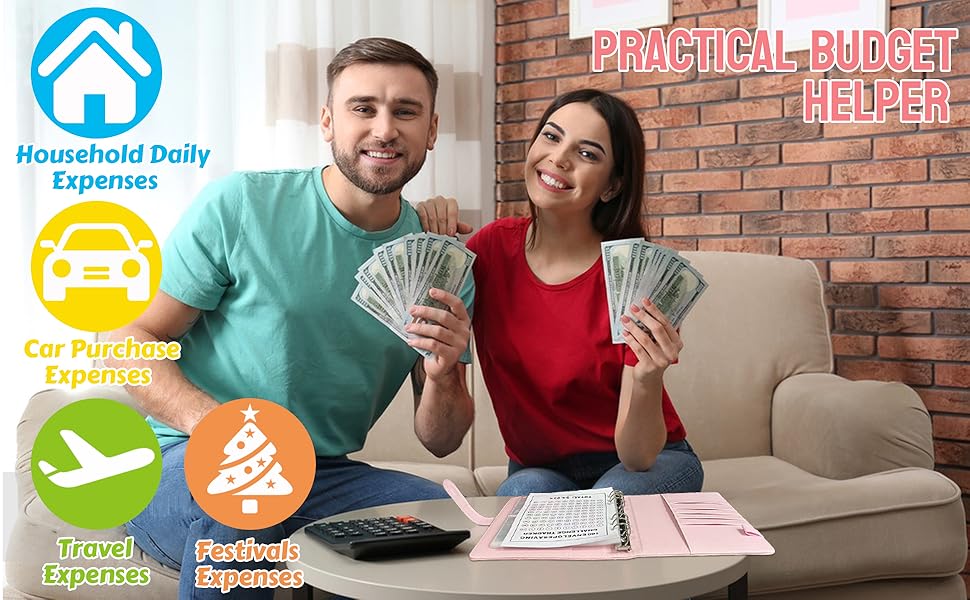 Amazon.com : 100 Envelopes Money Saving Challenge, 100 Envelope Challenge Binder, Easy and Funny ...