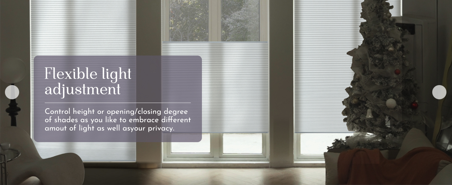 Amazon.com: Graywind Smart Top Down Bottom Up Cellular Shades Compatible with Alexa Google Solar ...