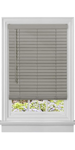 Amazon.com: PowerSellerUSA 1" Vinyl Slats Room Darkening Cordless ...