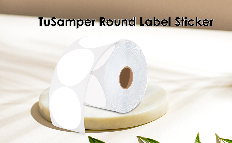 Amazon.com : TuSamper 2 Inch Round Thermal Sticker Labels, Self ...