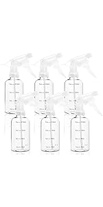 Amazon.com: Youngever 5 Pack Empty Plastic Spray Bottles, Spray Bottles for Hair and Cleaning ...