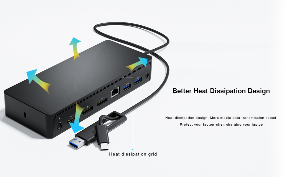 D6000 Universal Docking Station Usb 3 0 And Usb C Triple 4k Or Single 5k Display