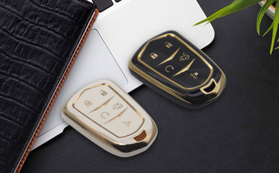 Amazon.com: Funda para llavero Cadillac, carcasa para llave para ...