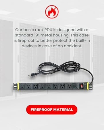 Amazon.com: Valiant Power Rack Mount Power Strip - 240V 30A Single Phase PDU with Built-in Surge ...