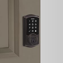 Amazon.com: Kwikset SmartCode 270 Keyless Electronic Touchpad Deadbolt, Auto Door Lock, SmartKey ...