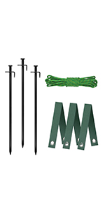 Amazon.com : Tree Straps for Staking, 8 PCS Tree Support Straps for ...