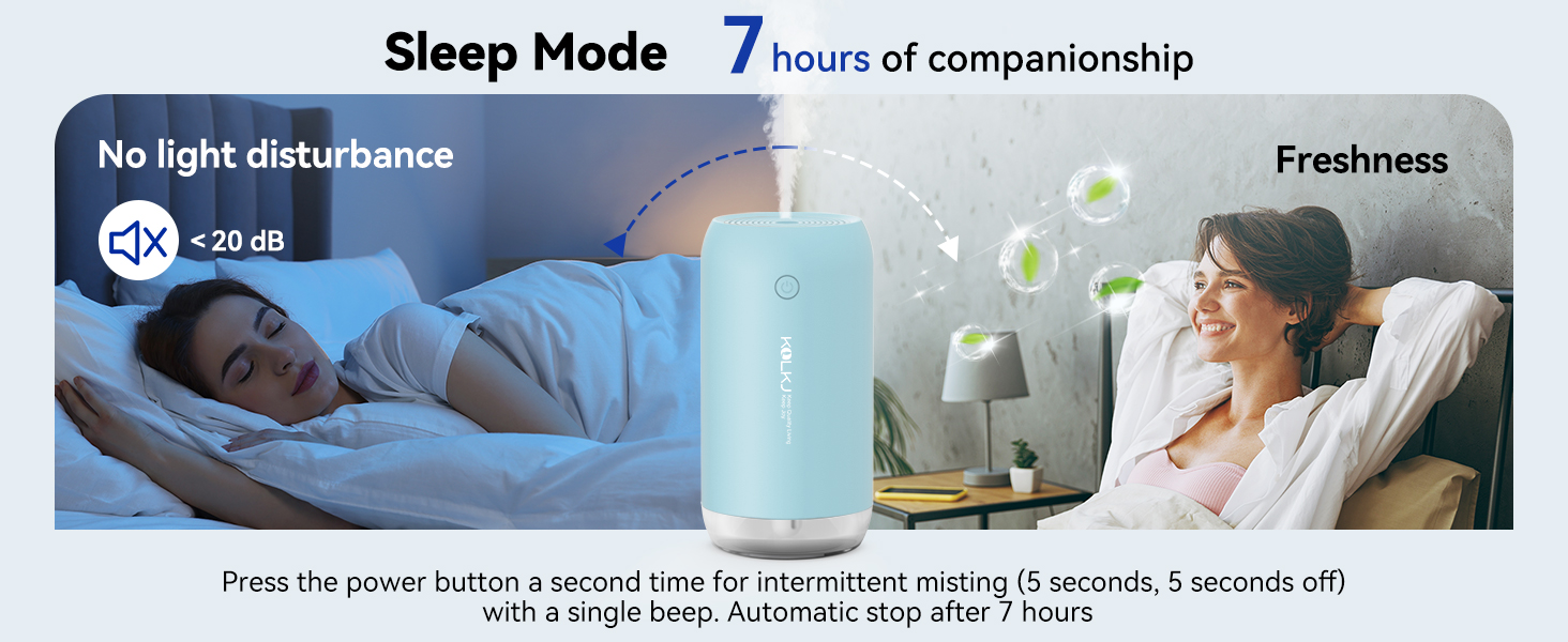 Amazon.com: KQLKJ Portable Mini Humidifier, Small Cool Mist Humidifiers ...