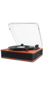 Amazon.com: Vosterio Record Player Turntable with Speakers for Vinyl ...