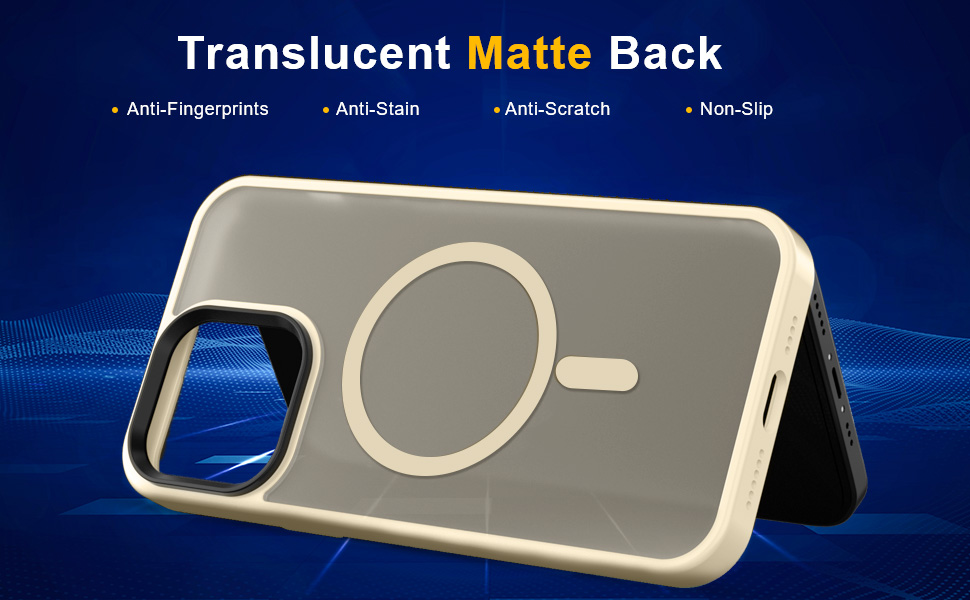 Amazon.com: MOCCA Strong Magnetic for iPhone 13 Pro Max Case,[Compatible with Magsafe][Glass ...