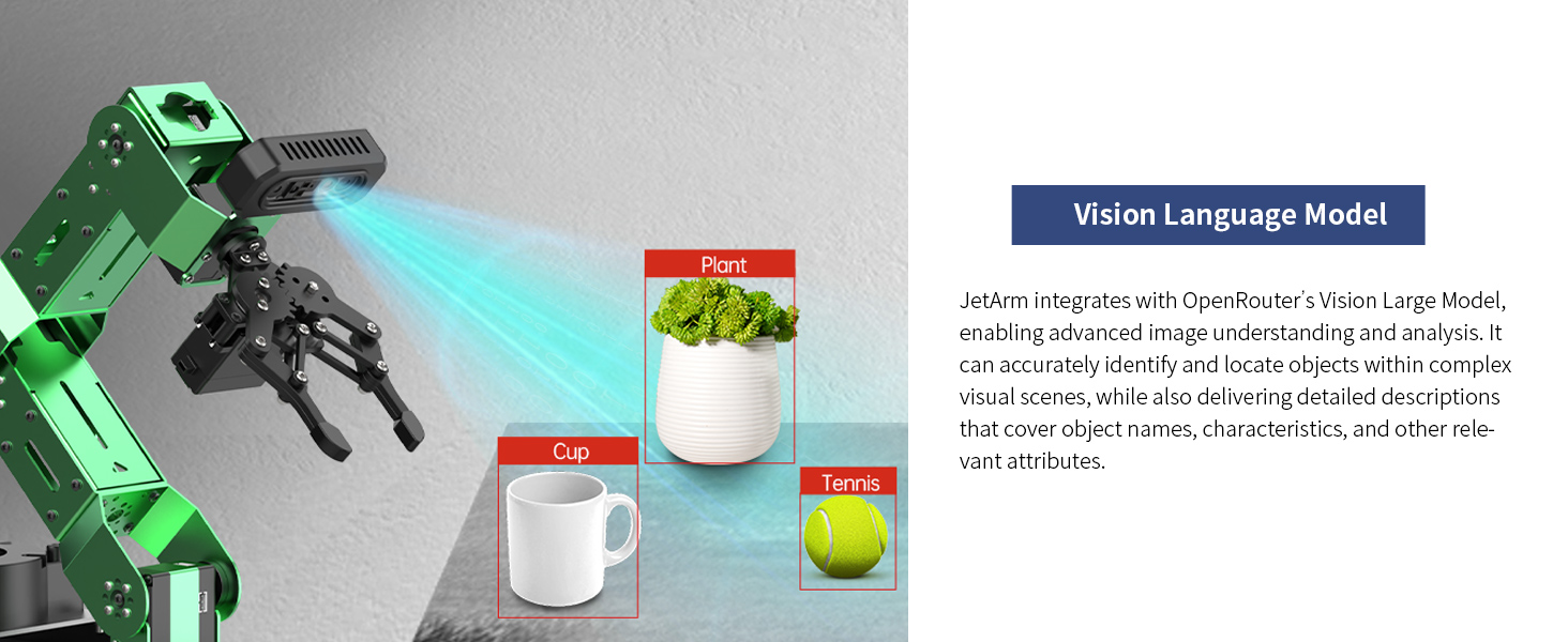 Amazon.com: HIWONDER ROS2 ROS1 ChatGPT Robotic Arm 6DOF Flexible AI ...