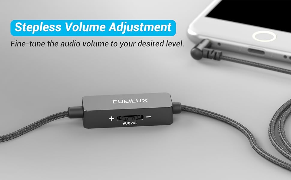 Amazon.com: Cubilux 3.5mm to 3.5mm Headphone Cable, Replacement ...