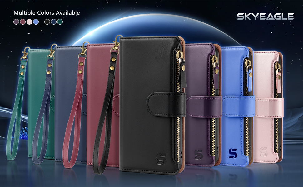 Amazon.com: Shieldtop for Samsung Galaxy S24 FE 5G Wallet Case with Card Holder,Women Men RFID ...