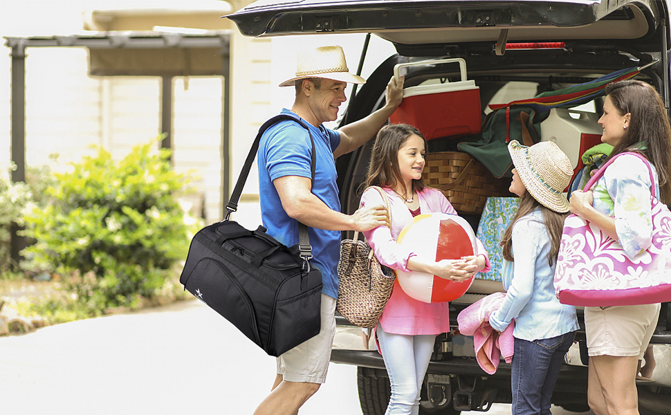 Amazon.com | ESTARER Gym Bag for Men and Women, with Shoe Compartment, 50L Large Travel Sports ...