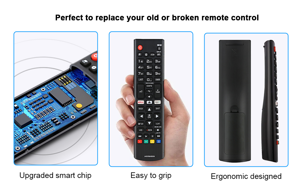 Telecomando LG Smart TV, universale telecomando per LG Smart TV AKB75095308 compatibile con ...