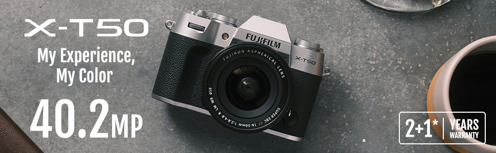 Buy Fujifilm X-T50 40 MP APS-C X-Trans Sensor|Retro Style mirrorless Camera|4k/6.2k vlogging ...