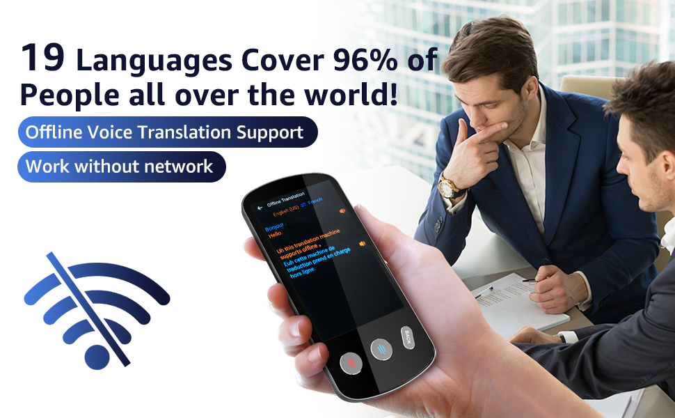 Amazon.com : Language Translator Device, Instant Translation No WiFi ...