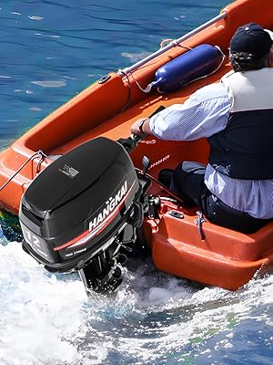 Amazon.com: COFECO Hangkai 12HP Outboard Motor, 2 Stroke 169CC Heavy Duty Fishing Boat Engine ...