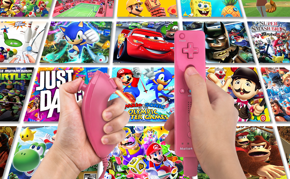 Amazon.com: TechKen Wireless Controller for Wii, Motion Plus Wii ...