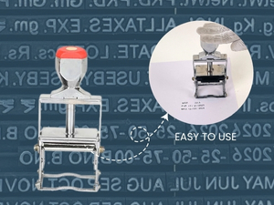 SMART PACK Hand Batch Coding Machine for Batch No. MFG. MRP. EXP. Date ...