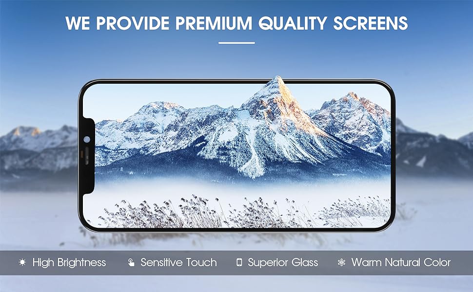 Amazon.com: for iPhone 12/12 Pro Screen Replacement Kit for iPhone 12 A2172 A2402 A2404 3D Touch ...