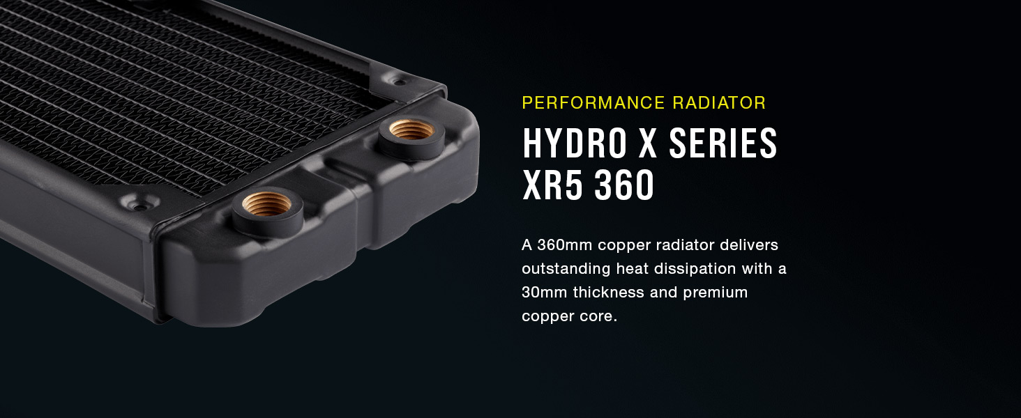 CORSAIR Hydro X Series iCUE Link XH405i Custom Cooling Kit – Hardline Water Cooling Loop – XC7 ...