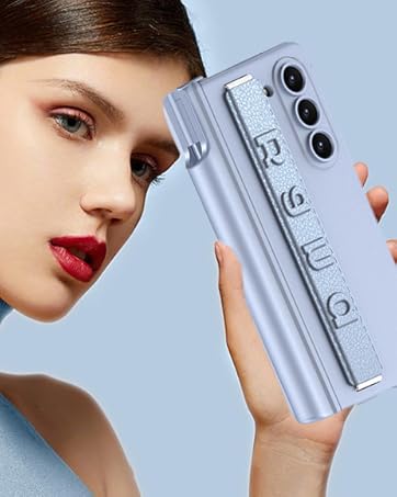 Amazon.com: NINKI Compatible Samsung Galaxy Z Fold 5 Case with S Pen (Red) & Strap Carbon Fiber ...