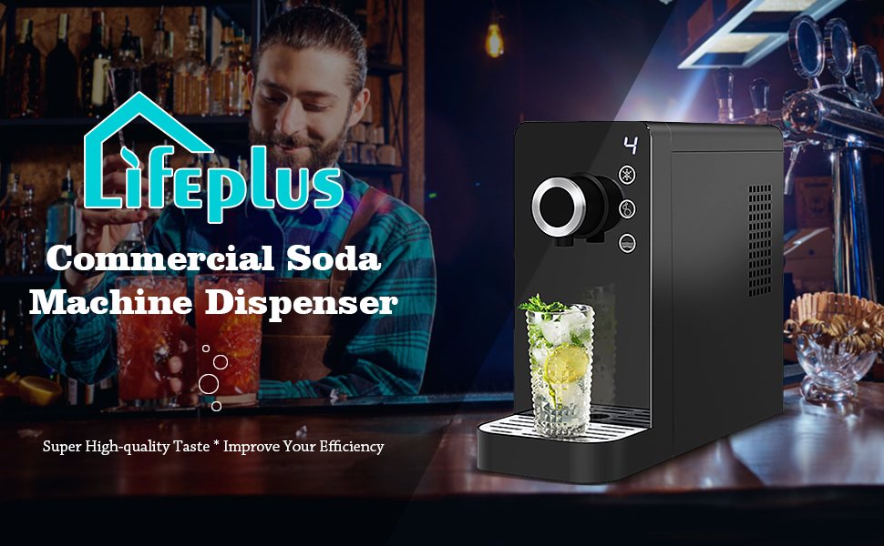 Amazon.com: Commercial Sparkling Water Maker- Soda Maker Fizzy Drink Machine Carbonator for Home ...