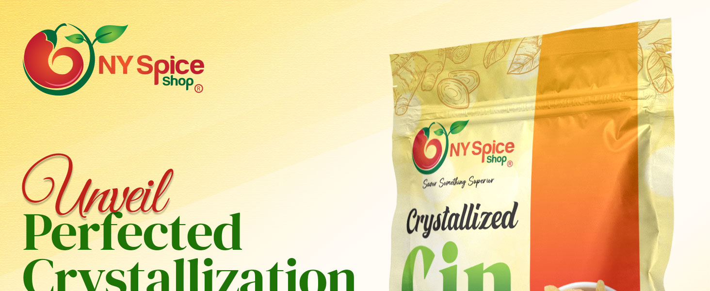 Amazon.com : NY SPICE SHOP Candied Ginger Slices – (16 Oz.) 1 Pound ...