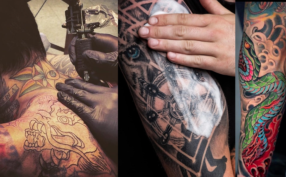 Amazon.com: YLady 207ml Tattoo Foam Tattoo Aftercare Cleaning Mousse, Tattoo Cleaner Skin ...