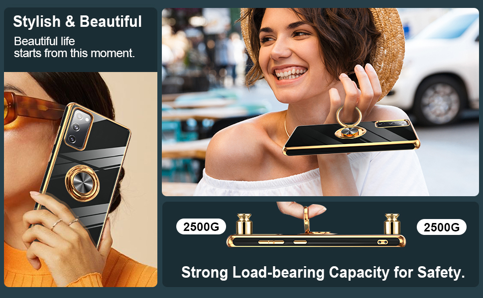 Amazon.com: LeYi for Galaxy S20-FE-5G Case: for Samsung S20FE/S 20FE Phone Case with Tempered ...