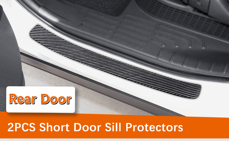 Amazon.com: Auprite Magnetic Car Door Sill Protector, 4Pcs Universal Car Door Entry Guards Sill ...