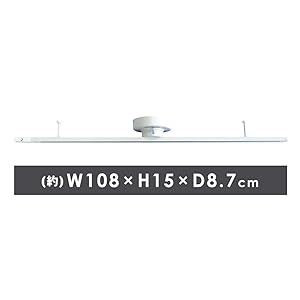 Amazon.co.jp: Hanx-Home 1m シーリング式ライティングダクトレール HH-DR11B ブラック : ホーム＆キッチン