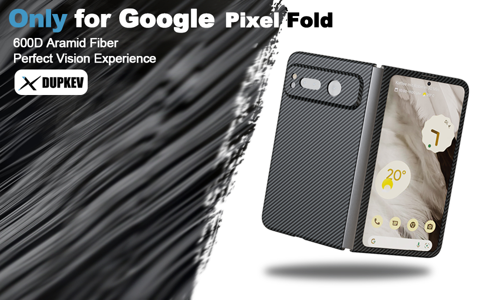 Amazon.com: Carbon Fiber Phone Case for Google Pixel Fold, Slim and Light Aramid Fiber ...