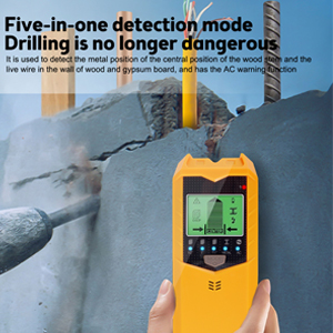 Stud Finder Sensor 5 in 1 Battery Operated SH402 Wall Scanner Detector Portable Electronic ...