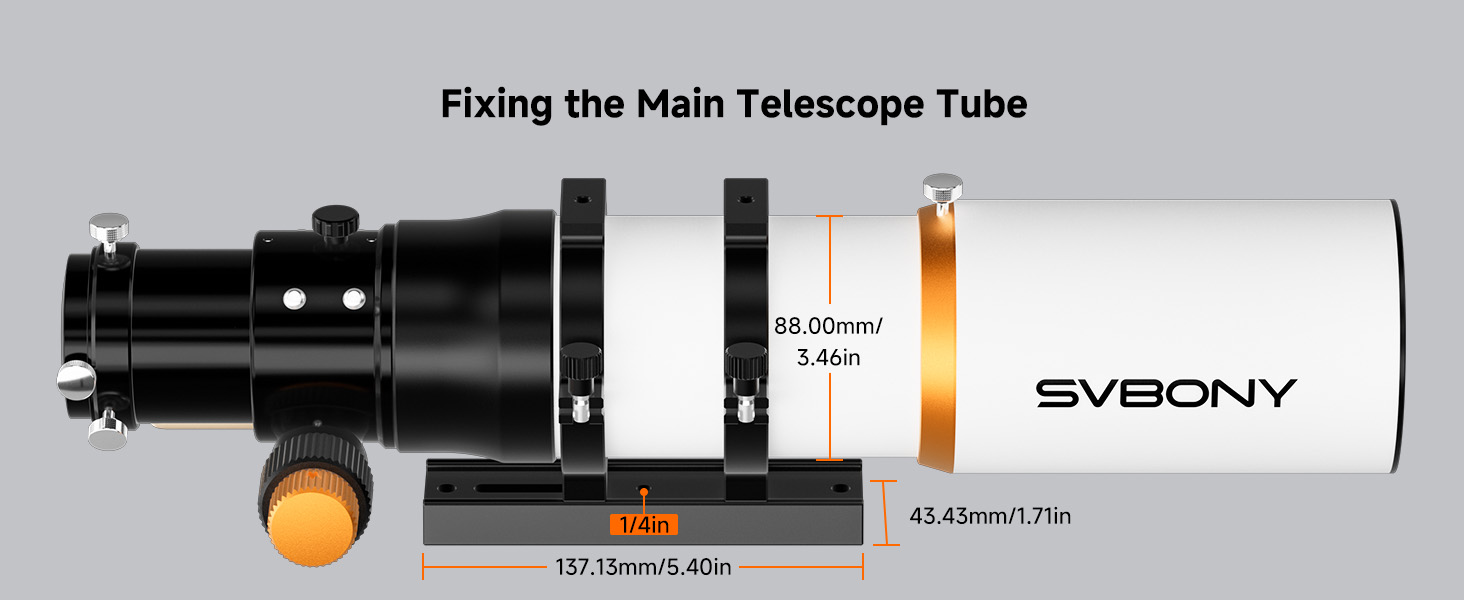 Amazon.com : SVBONY SV503 Refractor Telescope with Built-in Field Flattener, 70mm F6.78 Extra ...