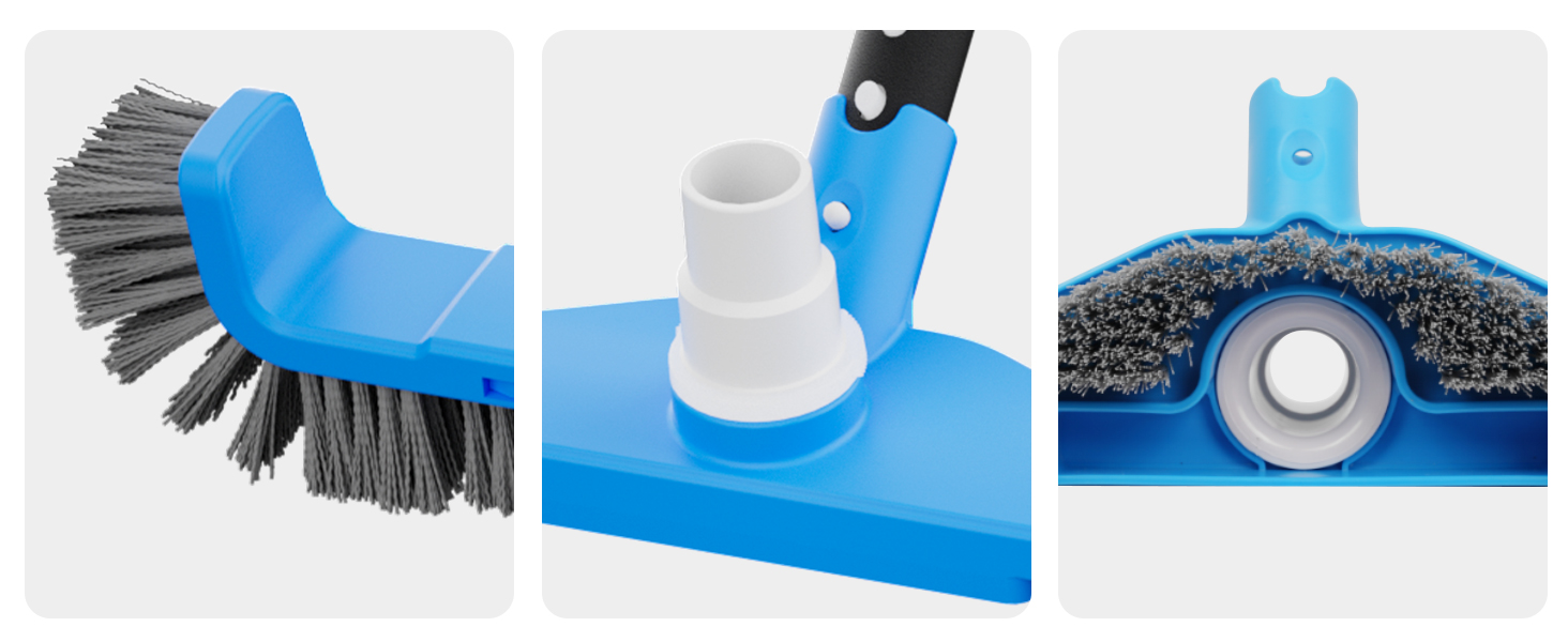 Amazon.com : TidyMister 20" 2 in 1 Pool Brush Vacuum Head with Swivel ...