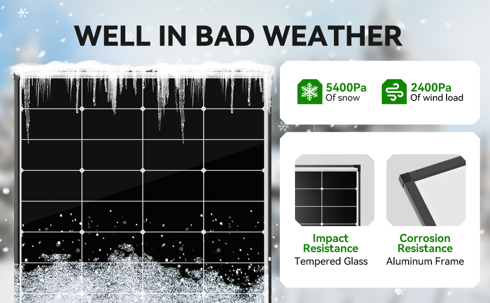 Amazon.com : TATOODAA 400 Watt Solar Panel, N-Type 25.3% High Efficiency Perovskite Half-Cut ...
