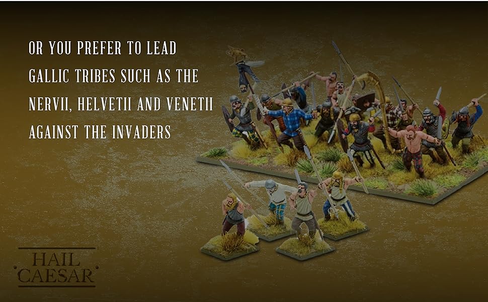 Amazon.com: Wargames Delivered - Warlord Games Hail Caesar Caesar's Gallic Wars Army Starter Set ...