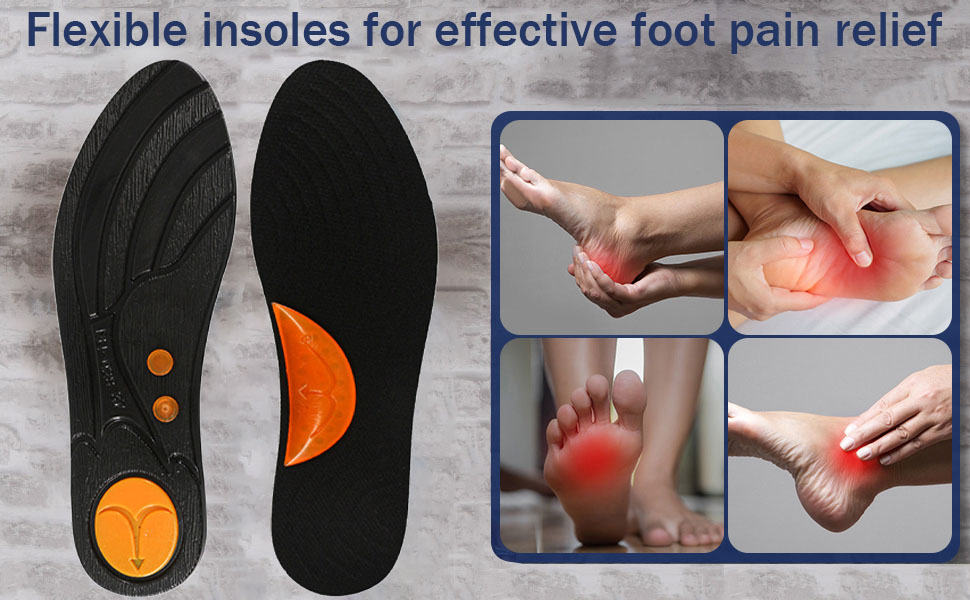 Amazon.com: Supination Insoles for Men and Women-Adjustable Arch Support,Orthotic Corrective ...