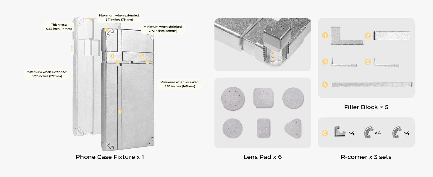 Amazon.com: HTVRONT H17 Phone Cases Heat Press - Automatic Vacuum Heat Press Machine for Phone ...