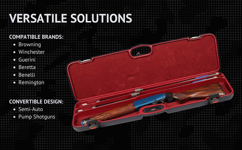 Amazon.com: Negrini Semi-Auto Shotgun Combo Hard Case - 1603iA-2C/5170 ...