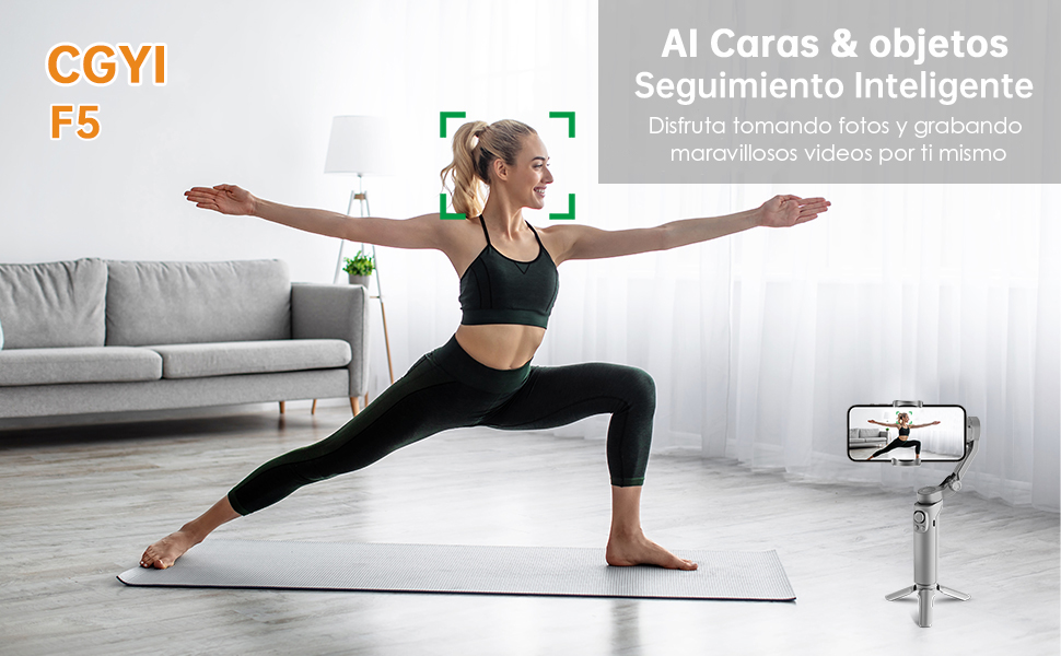 CGYI 3-Axis Smartphone Gimbal Estabilizador, portátil Plegable ...