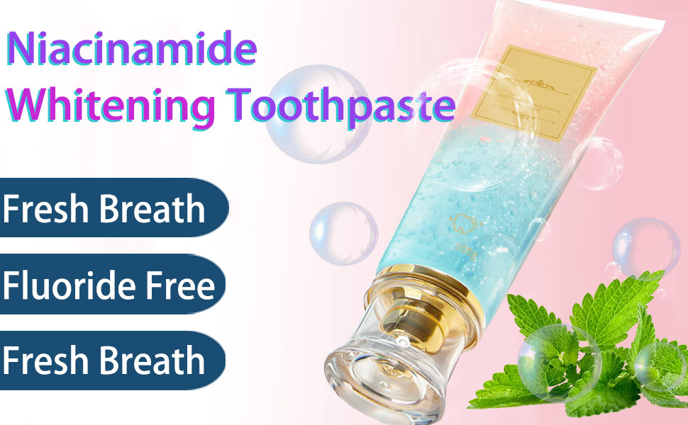 Amazon.com : Niacinamide whitening Toothpaste - Fluoride-Free, Intensive Toothpaste Whitening ...