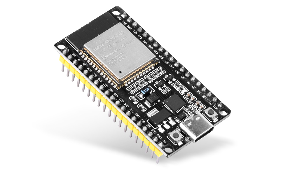 2 Pieces 38pin USB C ESP32 NodeMCU WiFi Bluetooth Module ESP32 WROOM 32 ...