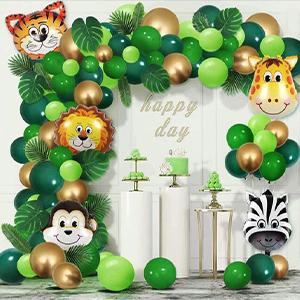 Amazon.com: RUBFAC 87pcs Dark Green Balloons Different Sizes 18 12 10 5 Inch for Garland Arch ...