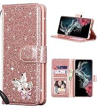 Amazon.com: UEEBAI Wave Frame Clear Case for Samsung Galaxy A15 4G/5G Curly Clear Phone Case ...