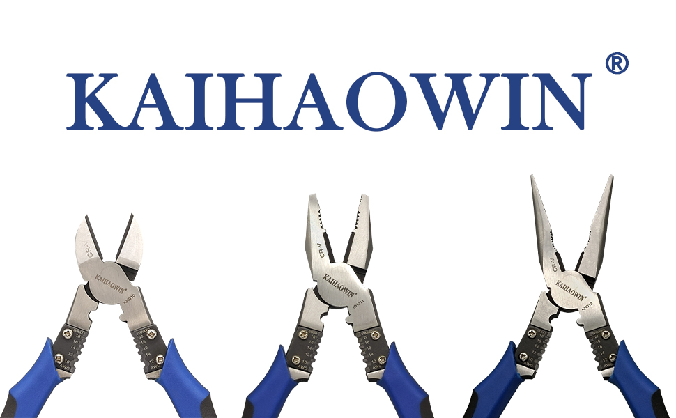 Amazon | KAIHAOWIN 240mm ラジオペンチ 先細ラジオペンチ 強力 ワイヤーカッター 万能ラジオペンチ 精密圧着ペンチ 先長プライヤー 多機能 工具 | 精密作業用ニッパ