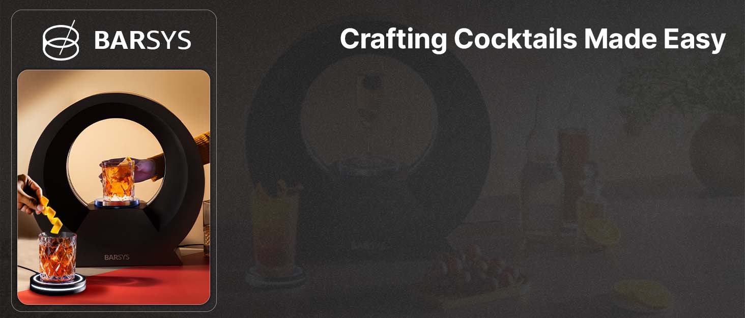 Amazon.com: Barsys 360 Cocktail Maker Machine (Black) : Smart Margarita Machine & Home Bartender ...