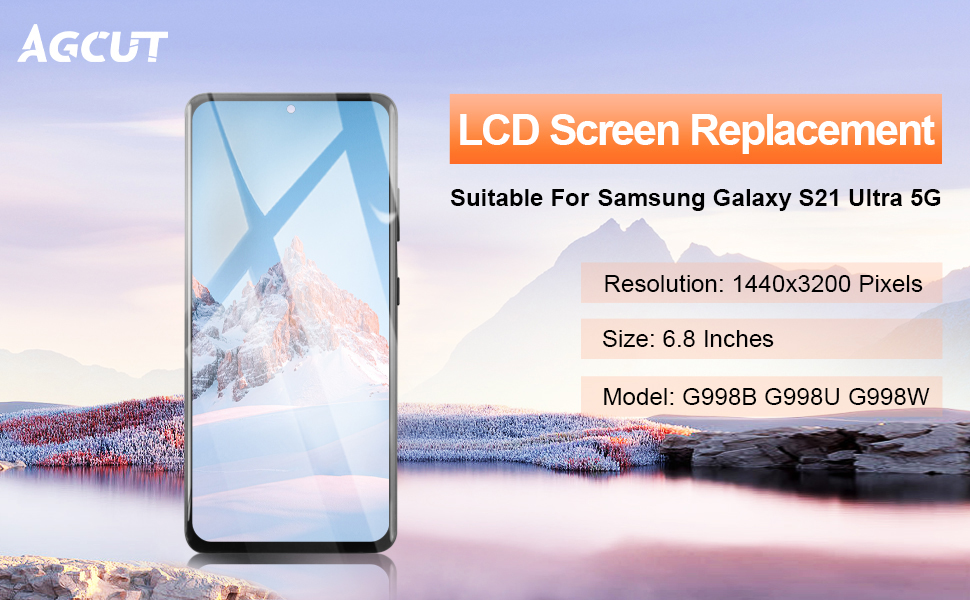 Amazon.com: TFT for Samsung Galaxy S21 Ultra Screen Replacement for S21 Ultra LCD Display G998B ...