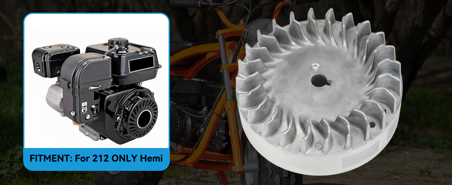 Amazon.com: EOPOAYI 212cc Aluminum Flywheel 10krpm Compatible with Predator 212 Hemi Only 196cc ...